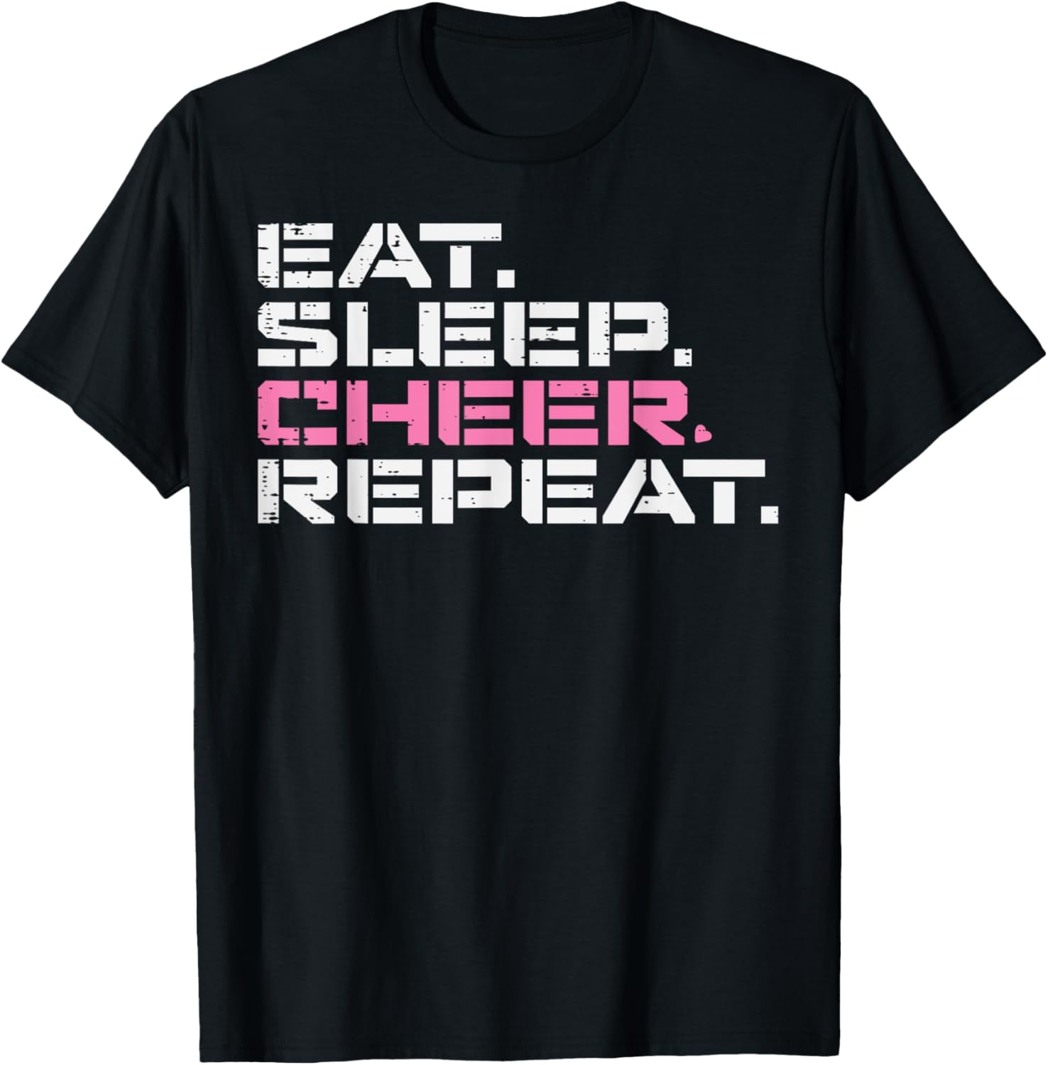 Cheerleading Eat Sleep Cheer Cheerleader Team Men Women Kids T-Shirt ...