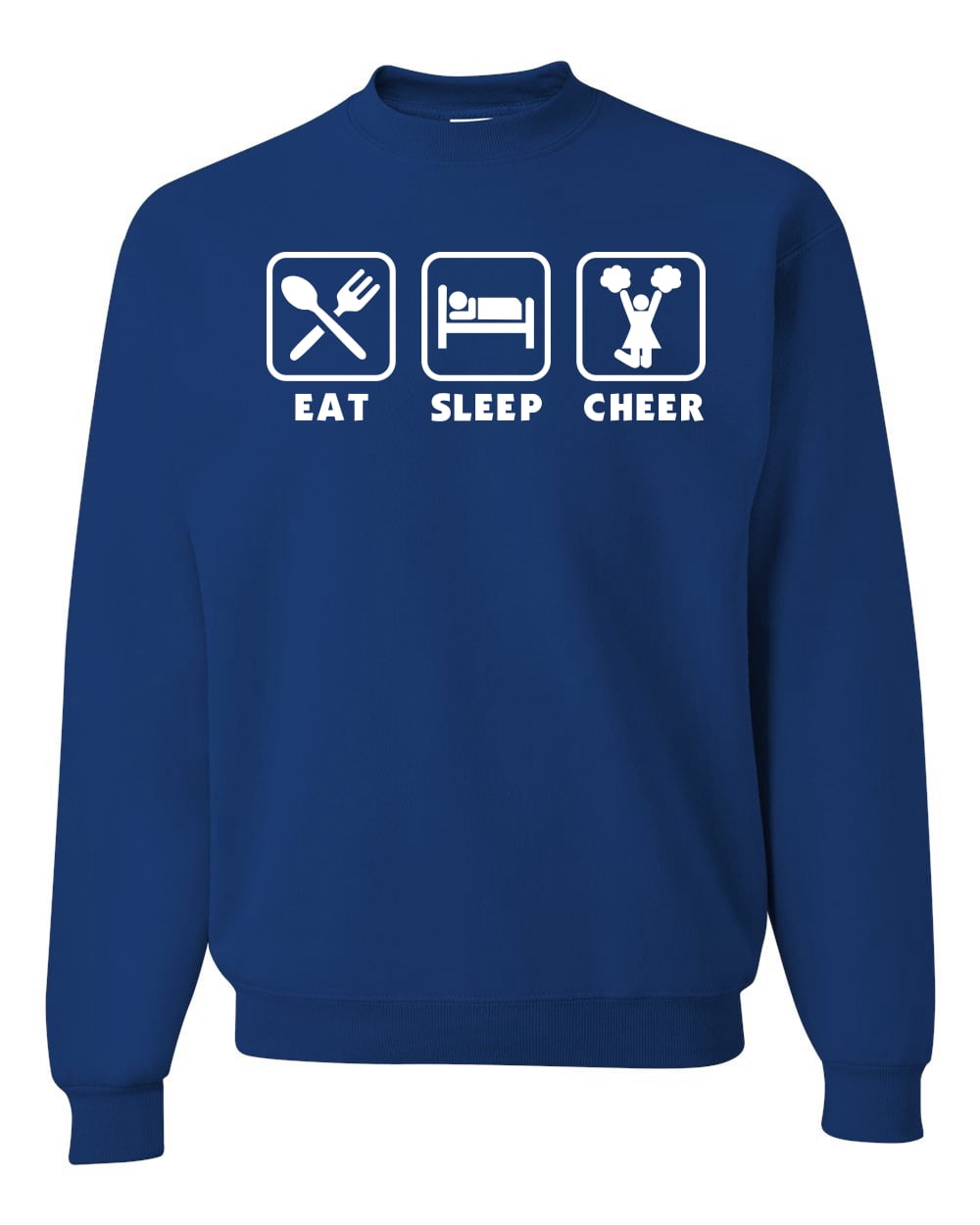 Cheerleading Eat Sleep Cheer Girl Sports Unisex Crewneck Graphic ...