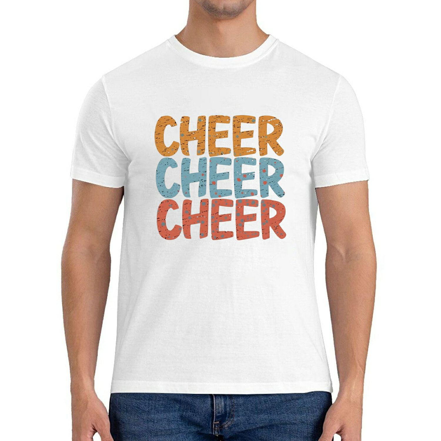 Cheerleading For Cheerleader Squad Girln Cheer Practice Crew Neck Mens ...
