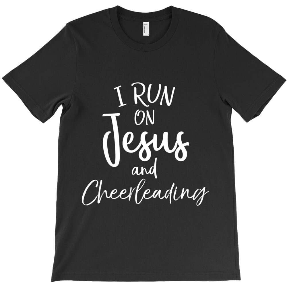 Cheerleading Gift Cheer Girl I Run On Jesus And Cheerleading G13579 ...