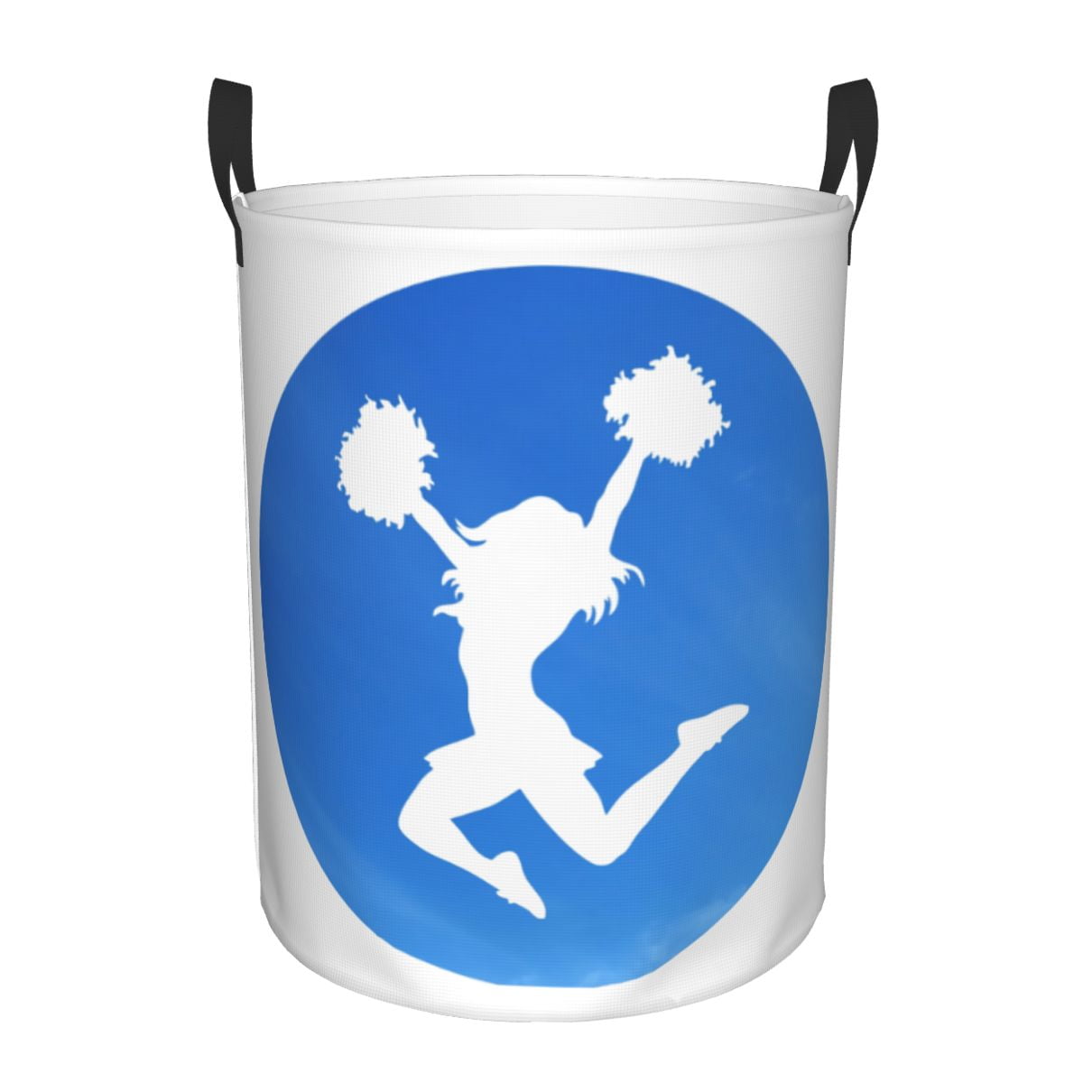 Cheerleading Girl Laundry Basket Foldable Clothes Hamper for Nursery ...
