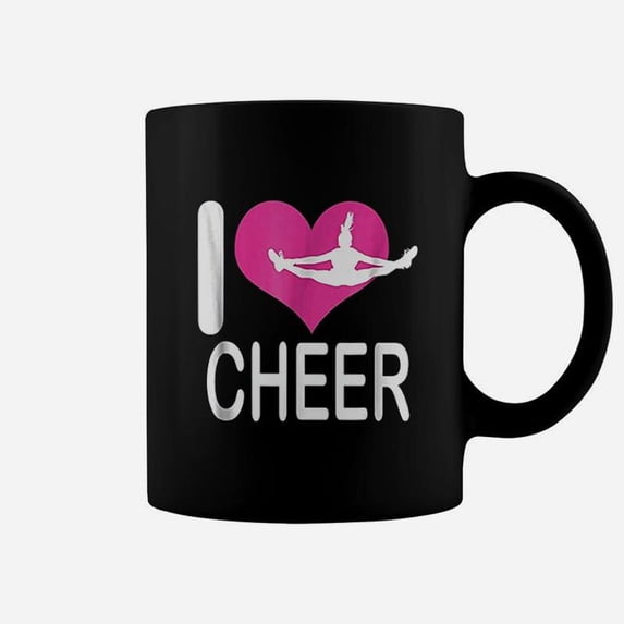 Cheerleading I Love Cheer Cheerleader Coffee Mug - Walmart.com