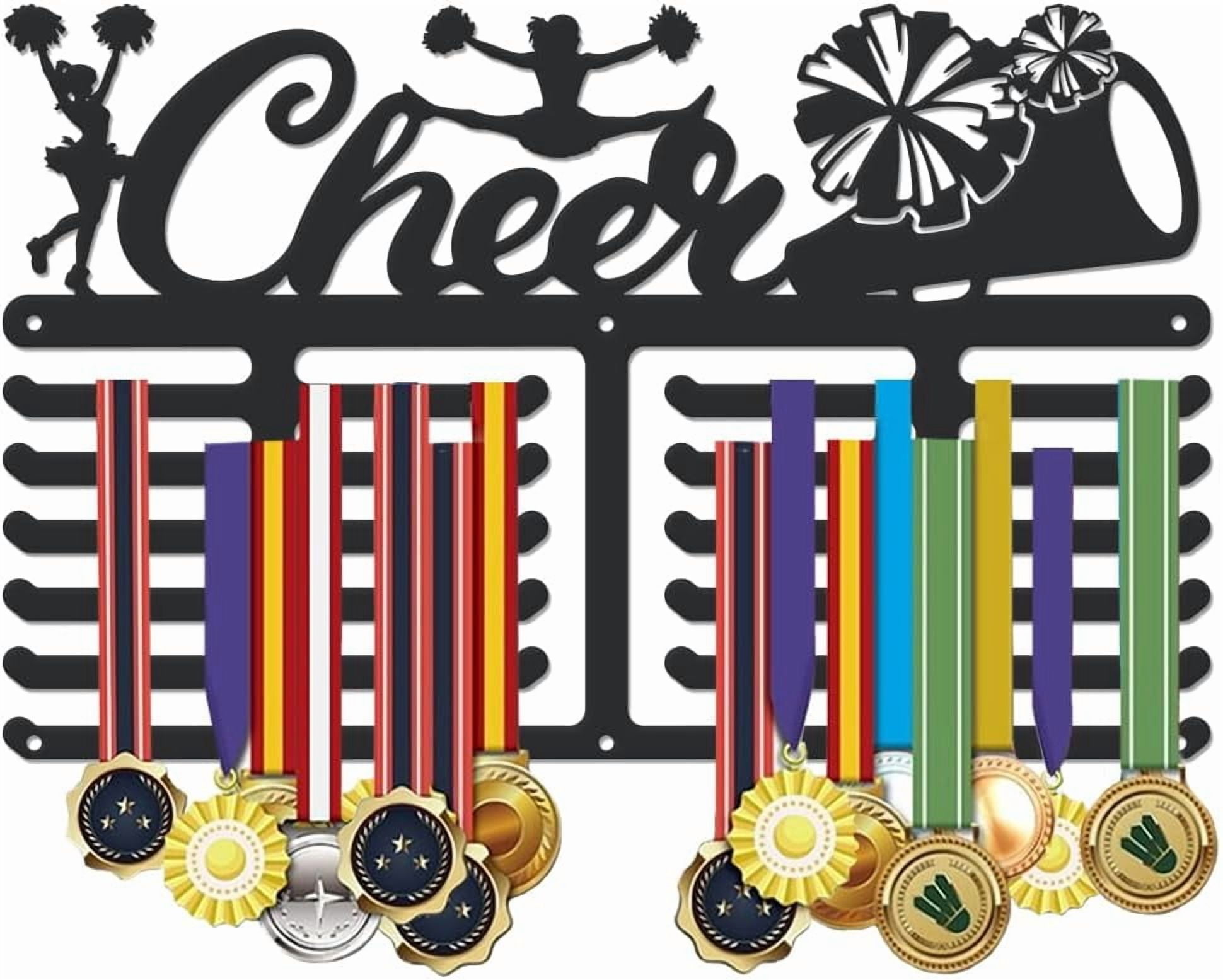 Cheerleading Medal Hanger Display Cheer Medal Holder Award Metal Medals ...