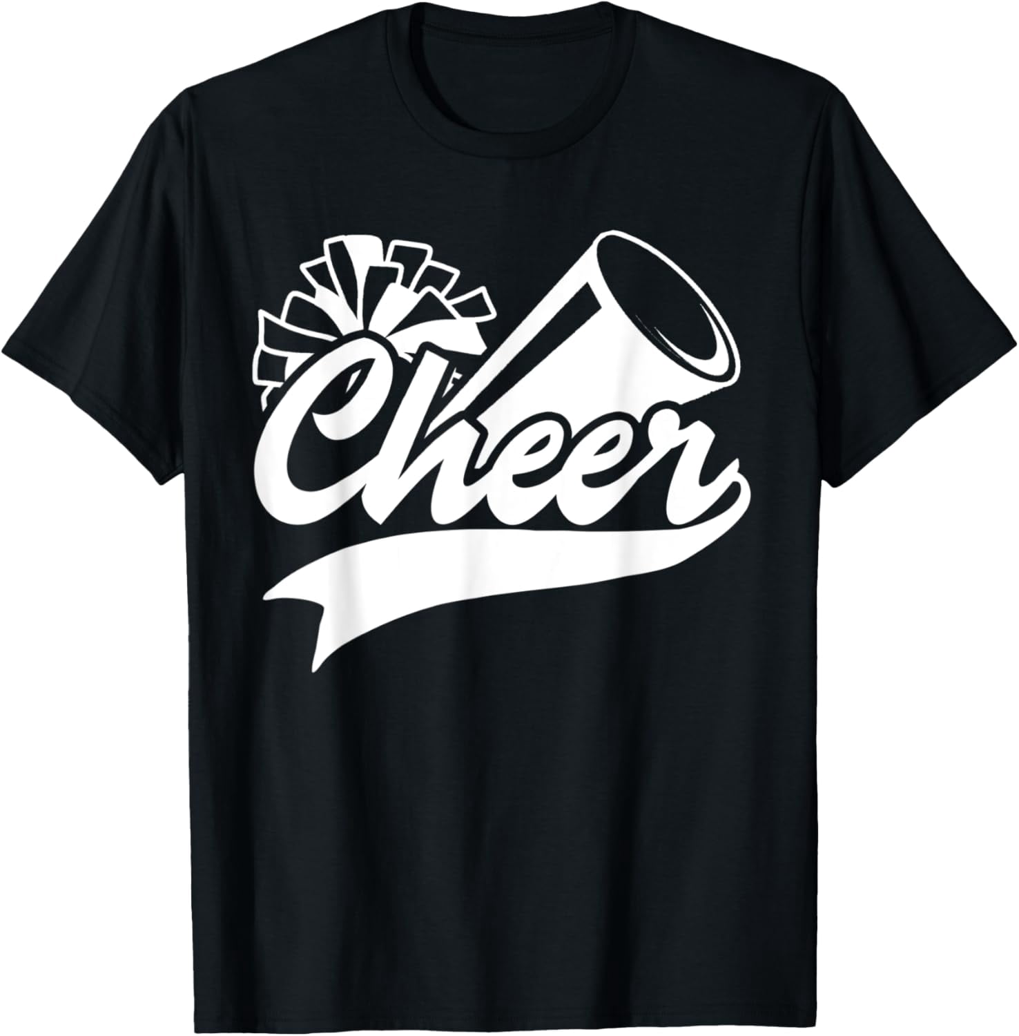 Cheerleading Peace Love Cheer Cheerleader Colors Matching T-Shirt mens ...