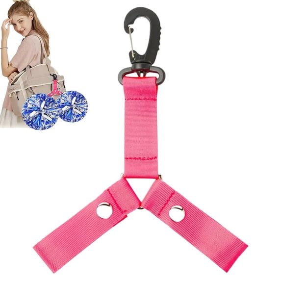 Cheerleading Pom-Pom Holder Clip, Lightweight Pom Holder with Snap ...