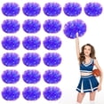 Cheerleading Pom Poms 20 Pcs With Handle Style- Handheld Squad Pompoms ...