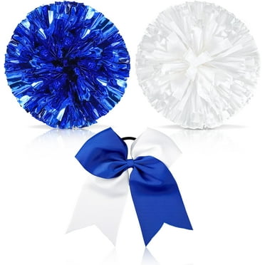 Metallic Cheer Pom Poms Cheerleading Cheerleader Gear 2 pieces one pair ...