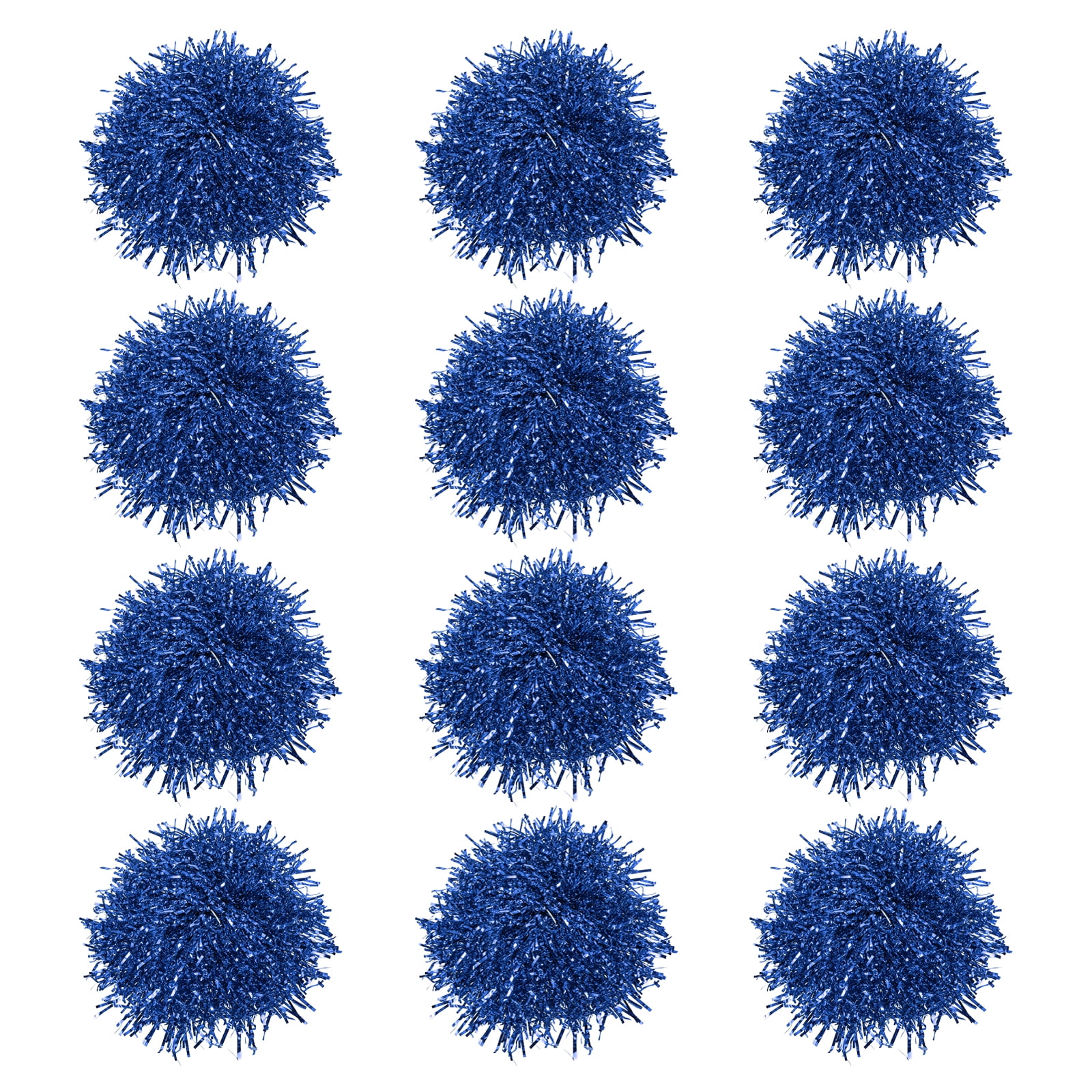 Cheerleading Pom Poms with Finger Holes Metallic Foil Cheering Hand ...