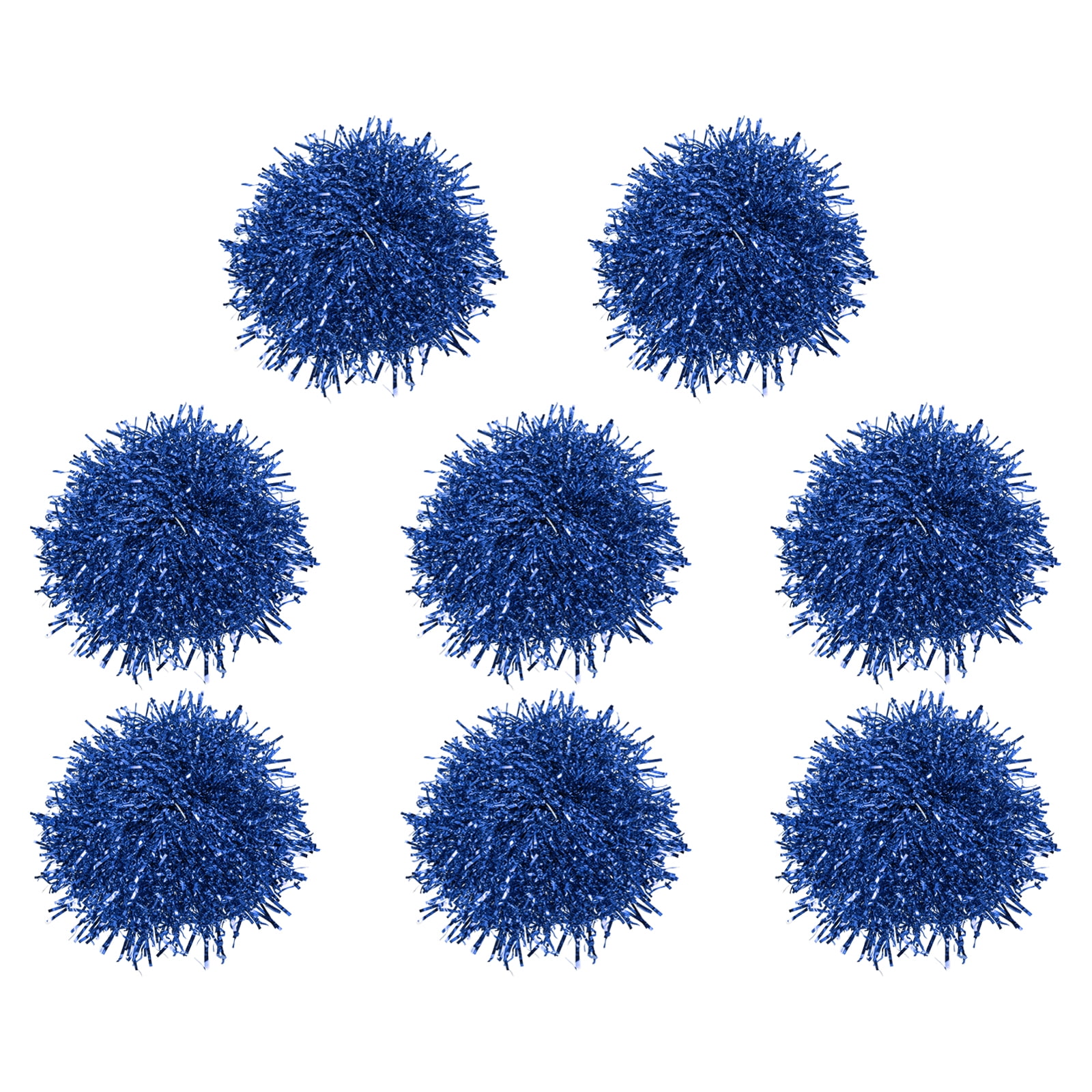 Cheerleading Pom Poms with Finger Holes Metallic Foil Cheering Hand ...