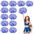 Cheerleading Poms 12 Pcs Handheld Pompoms With Handle- Perfect For ...