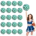 Cheerleading Poms 20 Pcs Four Finger Handle Handheld Pompoms For Sports ...