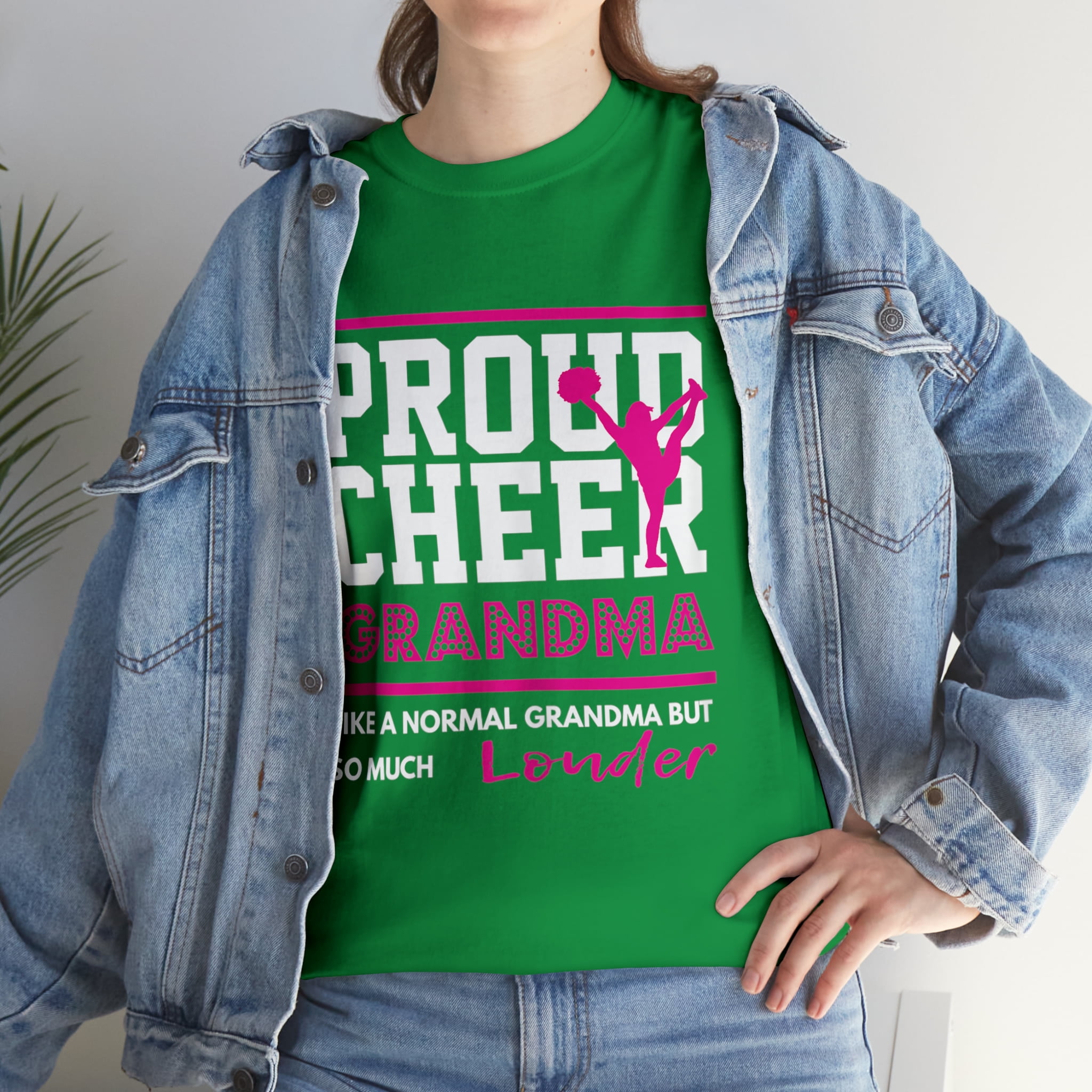 Cheerleading Proud Cheer Grandma Like A Normal Grandma T-Shirt ...