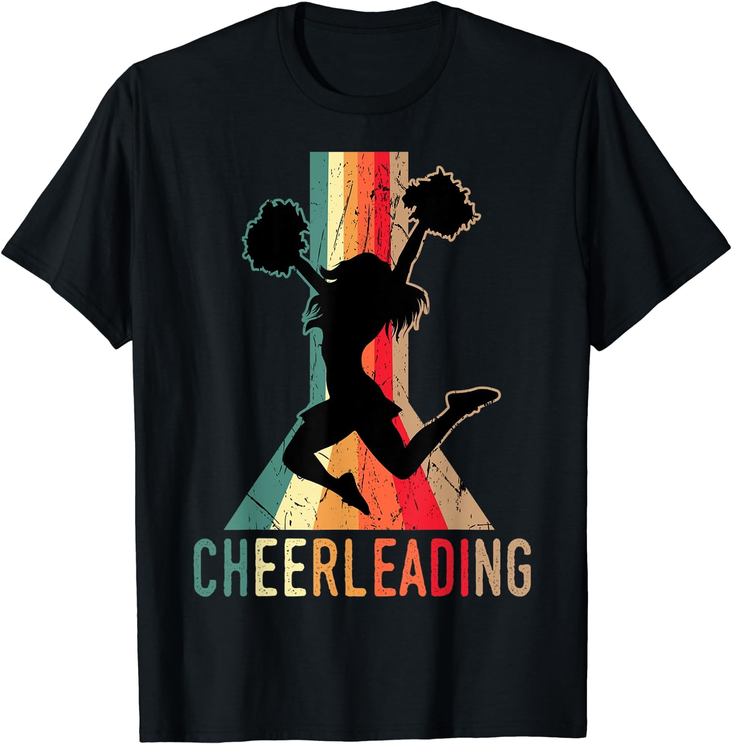 Cheerleading Retro Cheerleaders Cheering Squad Team Cheer T-Shirt ...