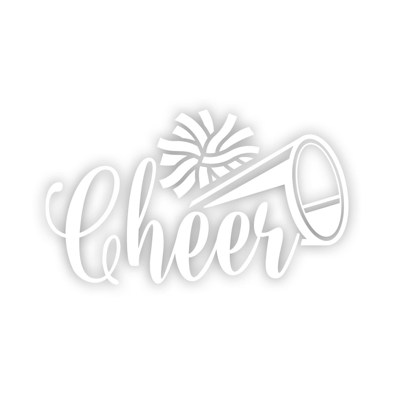 Cheerleading Sticker Decal Die Cut - Self Adhesive Vinyl - Weatherproof ...
