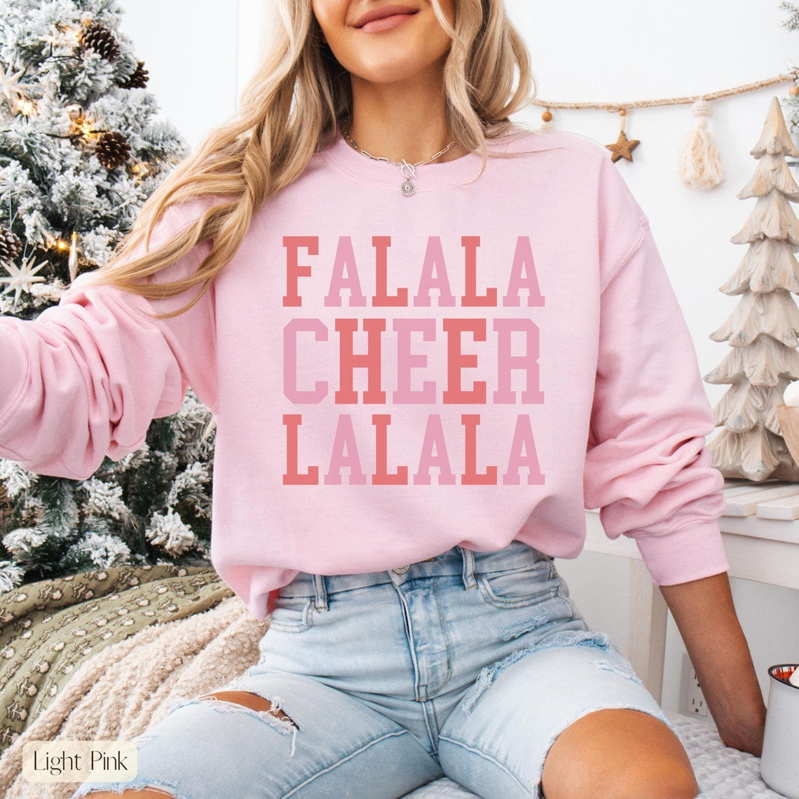 Cheerleading Winter Sweatshirt, Cheer Squad Sweatshirt, Cheerleader ...
