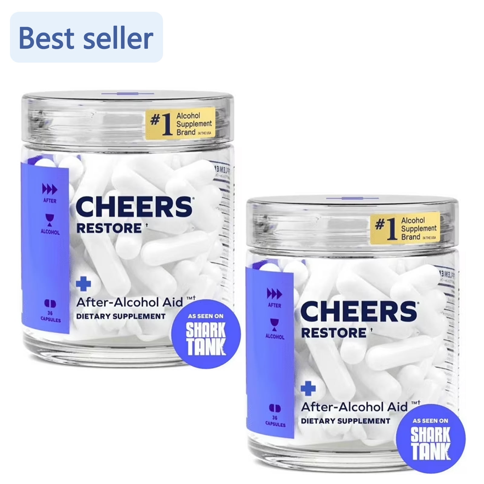 Cheers After- Cheers +Liver Support 36count cup 2 pack - Walmart.com
