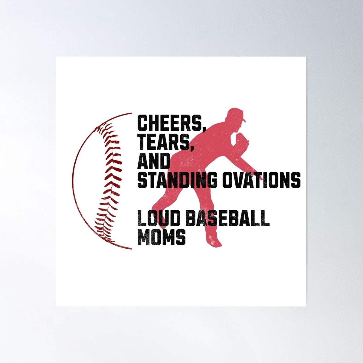 Cheers And Tears Poster Wall Art, Modern Wall Decor For Living Room ...