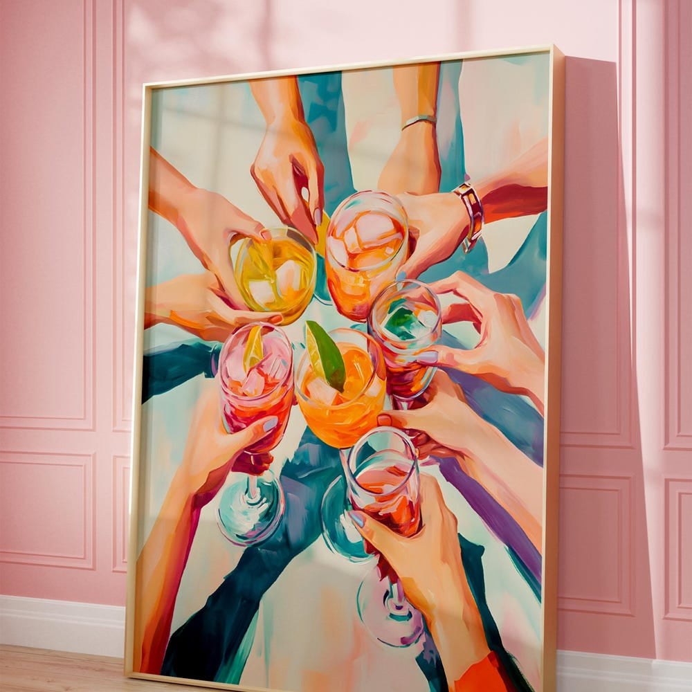 Cheers Art Print, Bar Cart Print, Cheers Print, Bar Cart Decor ...