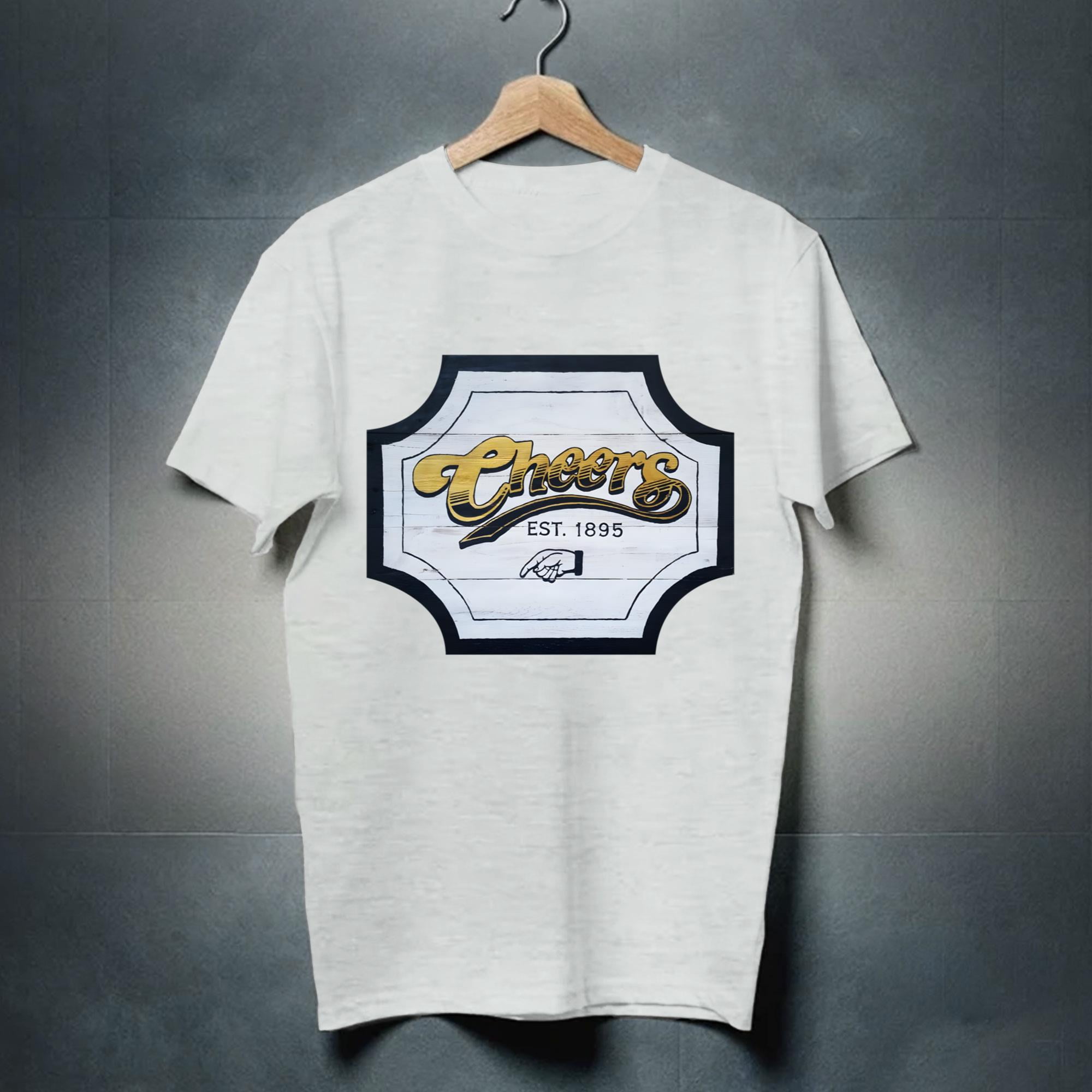 Cheers Est 1895 Boston Bar Logo TShirt TV Show Sitcom Sam Malone Carla ...