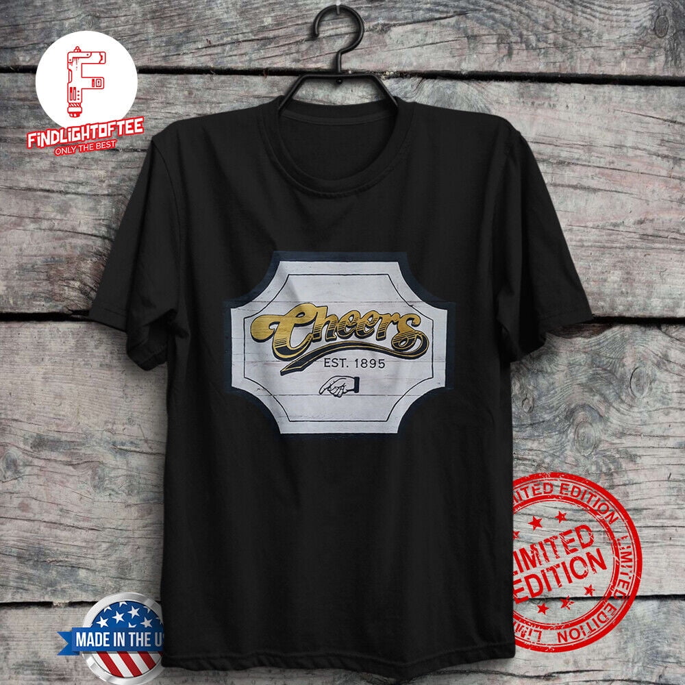 Cheers Est 1895 Boston Bar Logo TShirt TV Show Sitcom Sam Malone Carla ...