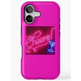 Cheers Neon Lights Party Aesthetic Phone Case for iPhone 17 16 15 14 13 ...