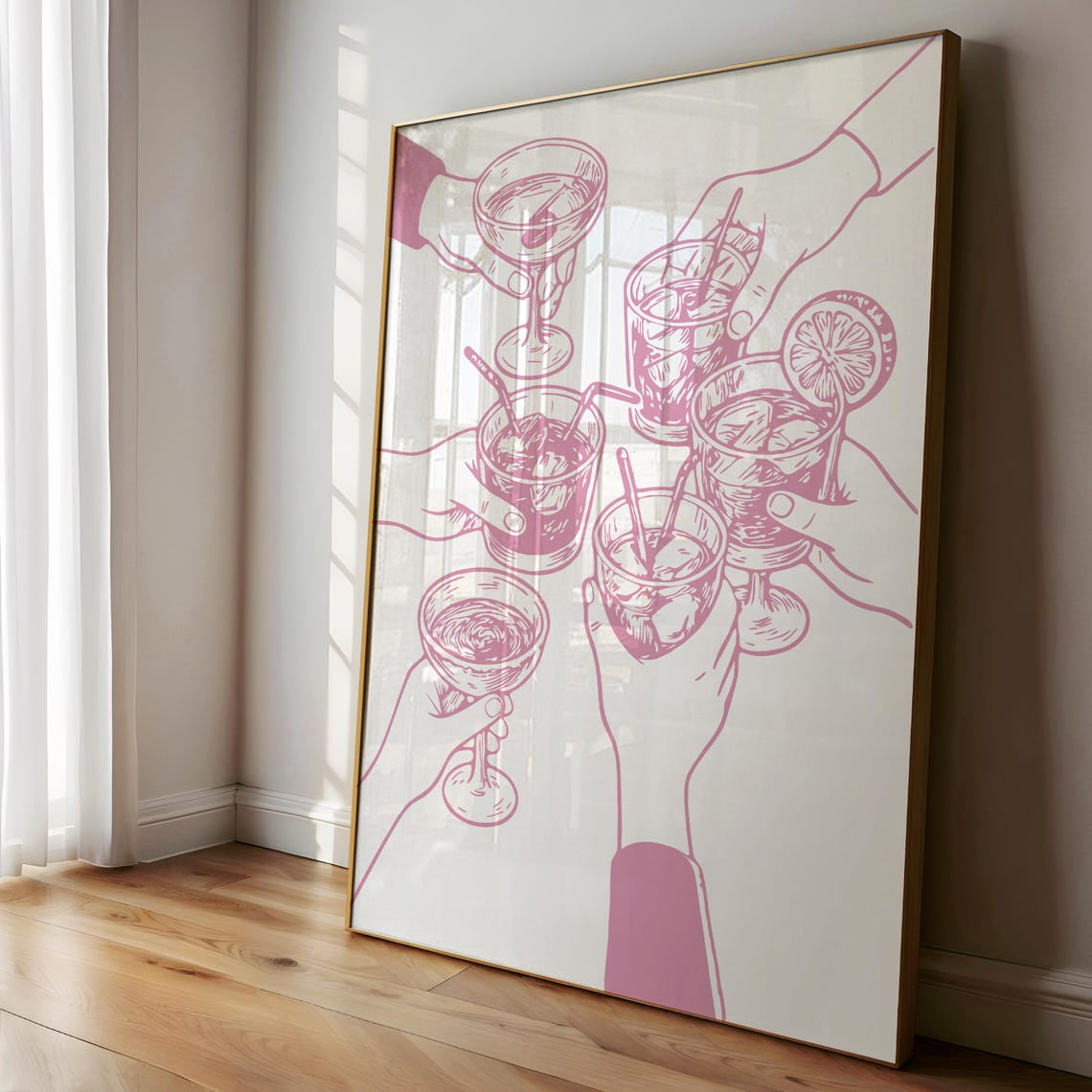 Cheers Print, Bar Cart Wall Decor, Cheers Sign Poster, Cheers Wall Art, Bar Cart Accessories ...