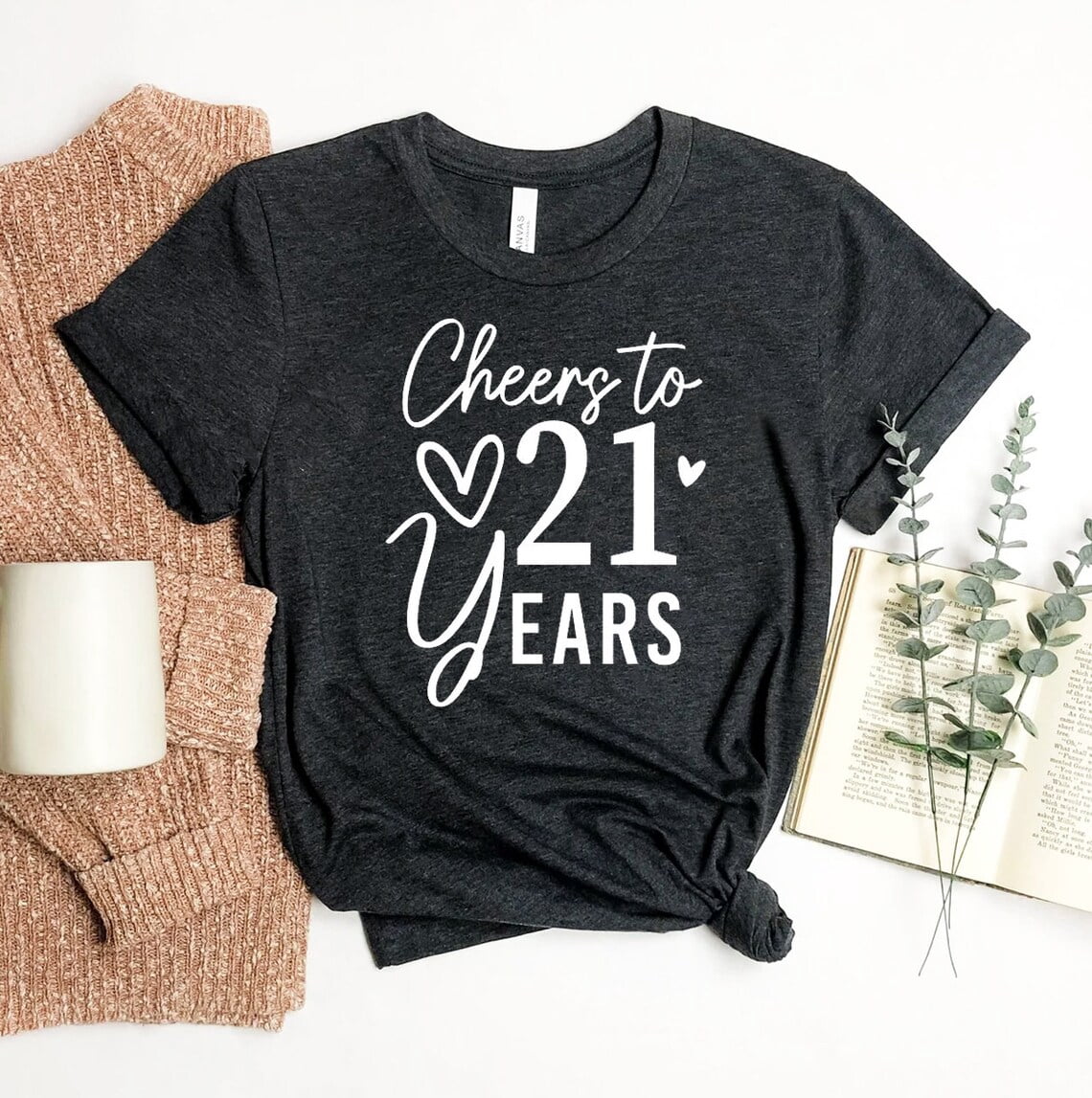 Cheers To 21 Years T-shirt, Birthday Shirt, Today My Birthday, 21St ...