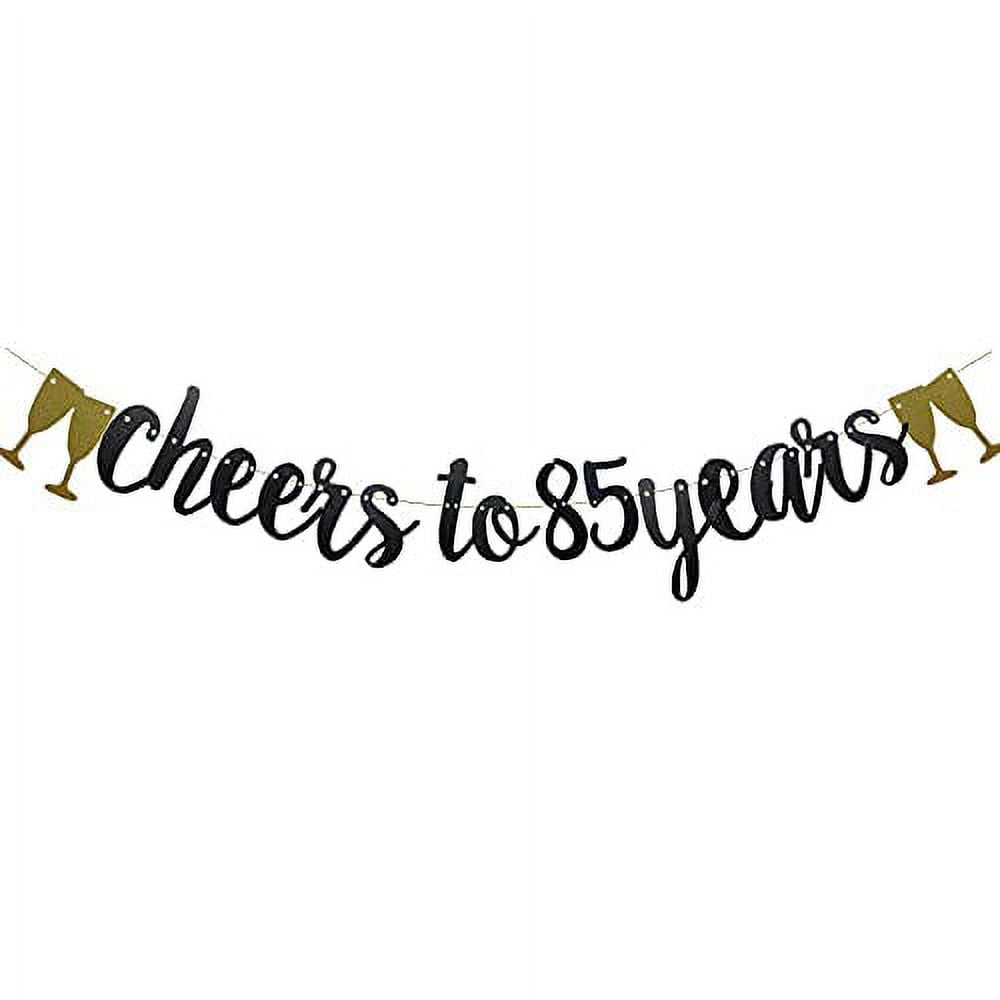 cheers-to-85-years-banner-black-paper-glitter-party-decorations-for