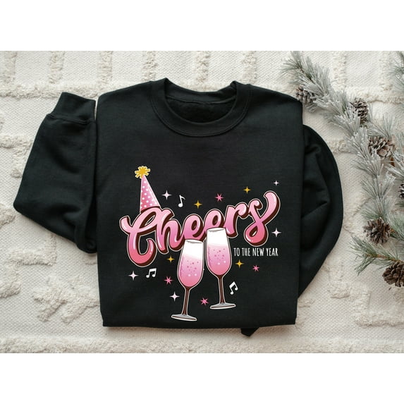 Cheers To The New Year Shirt,2024 Happy New Year T-Shirt,Happy New Year ...