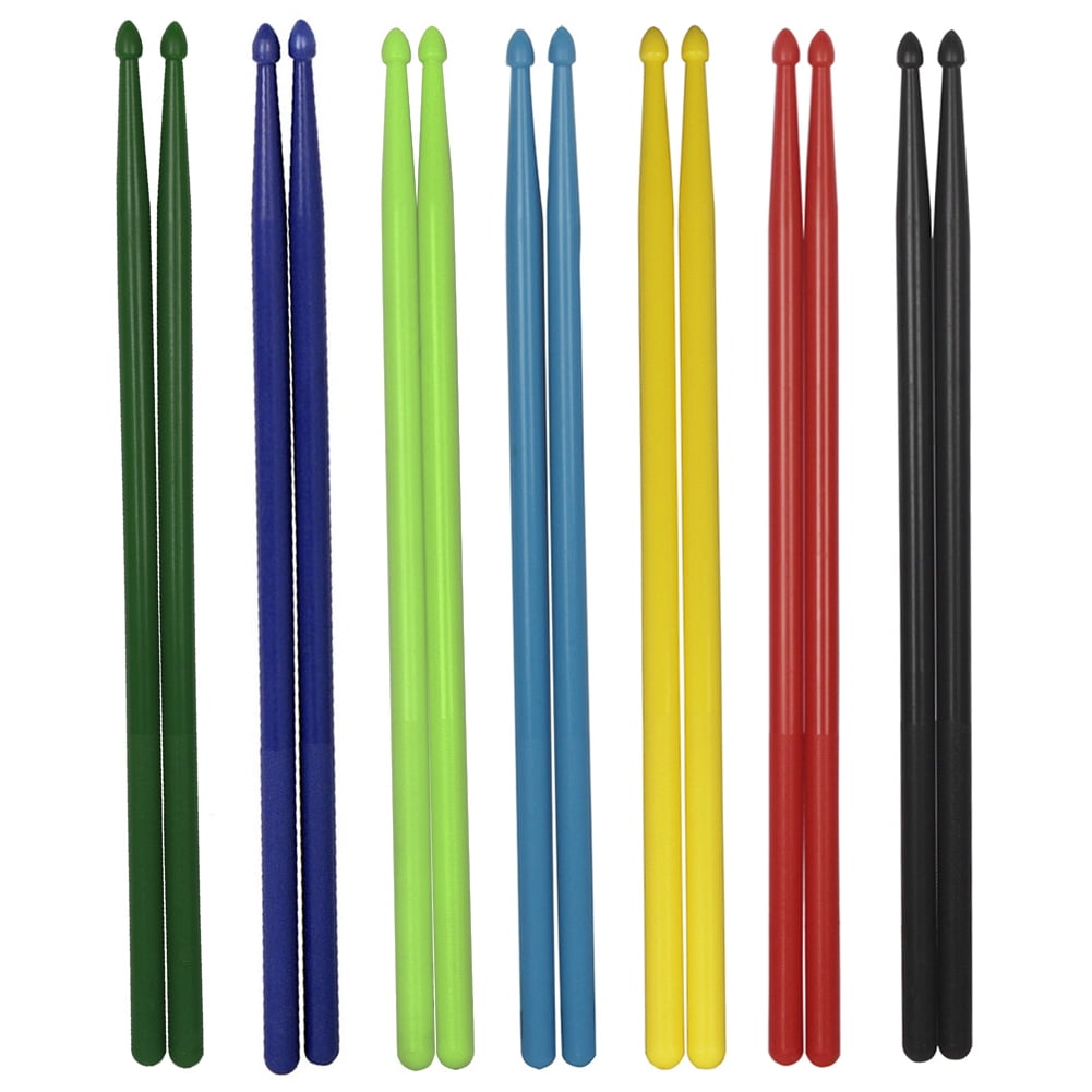 Cheers.US 1 Pair Drumsticks for Drum Light Durable Plastic Drum Sticks ...