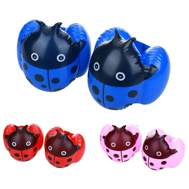 Cheers.US 1 Pair Swimming Arm Float Rings PVC Arm Floaties Inflatable ...