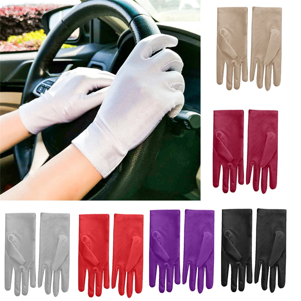 Cheers US 1 Pair Women Summer UV Gloves Touchscreen Driving Gloves Non ...