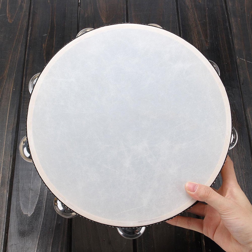 Cheers US 10 inches Percussion Instrument Tambourine Hand Drum ...