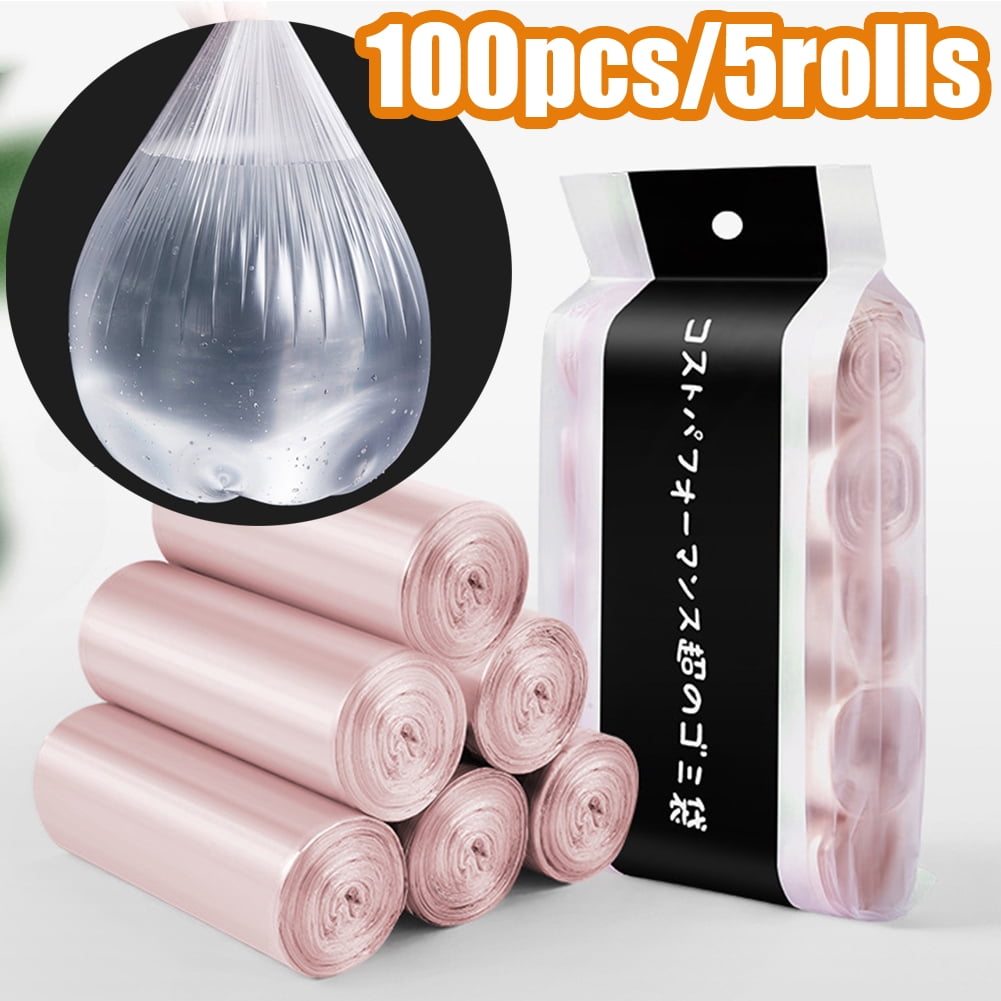 Cheers.US 100Pcs/5 Rolls Trash Bags Biodegradable,Trash bags Recycling ...