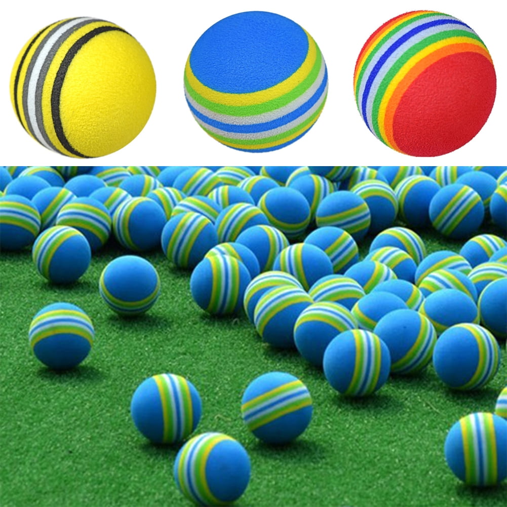 Cheers.US 10Pcs Golf Foam Practice Balls Plastic for Backyard Indoor ...