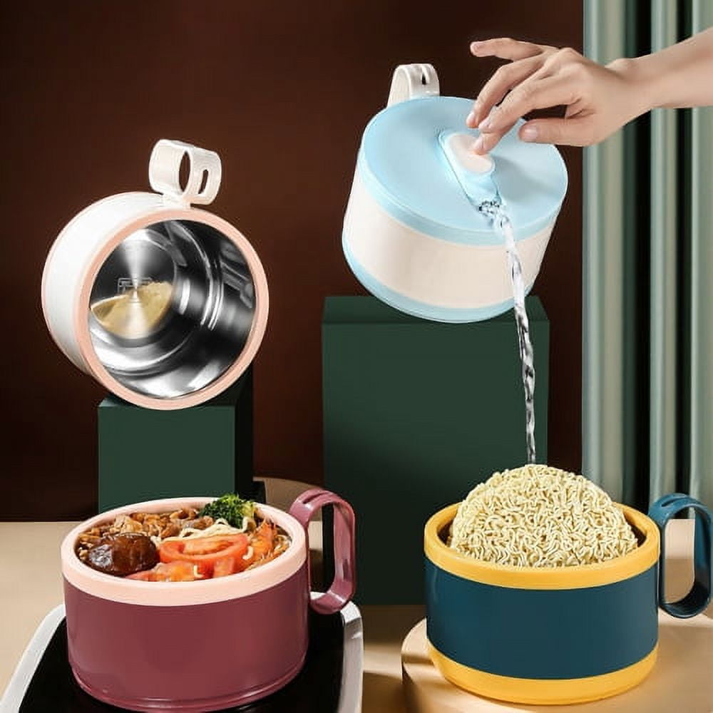 Cheers.US 1200ml Stainless Steel Leak Proof Food Storage Container with ...