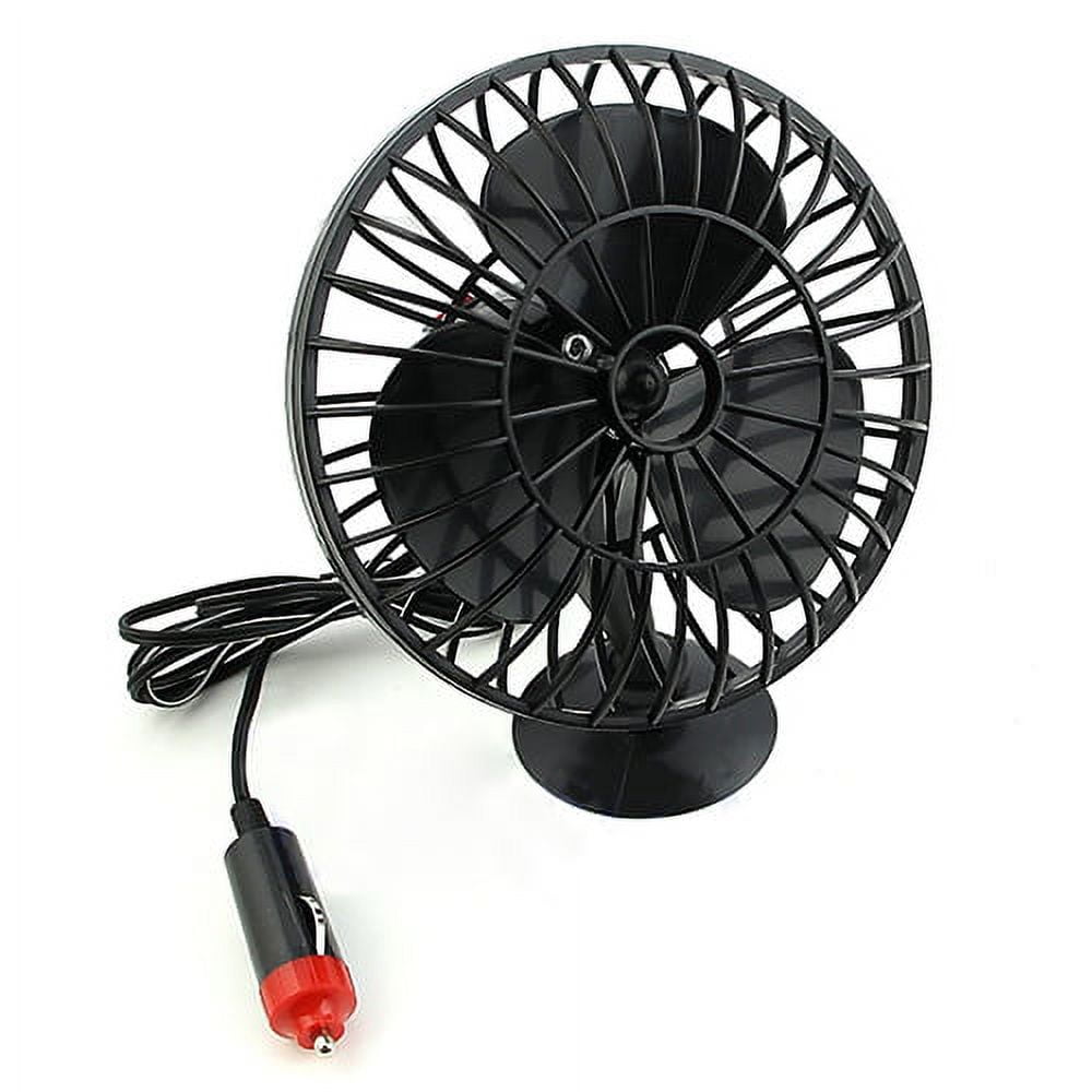 Cheers.US 12V 12W 4inch Car Fan USB Fan, 360° Rotation Clip Fan for ...