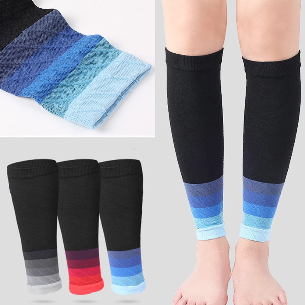 Cheers.US 2 Pcs Unisex Compression Leg Sleeve Full Length Leg Sleeves ...