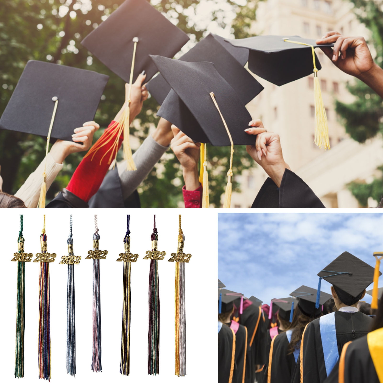 Cheers US 2022 Graduation Tassels Academic Graduation Accessories 2022 ...
