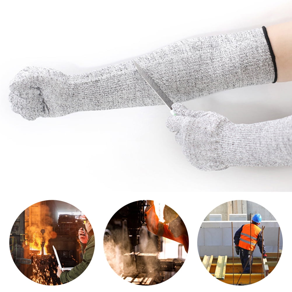 Cheers.US 2Pcs Cut Resistant Sleeves without Thumb Hole, Level 5 ...
