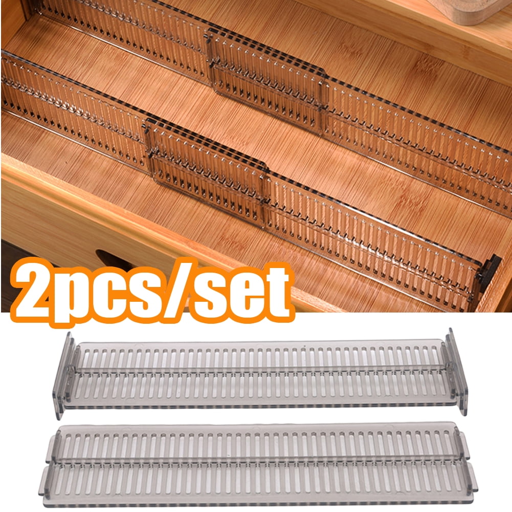 Cheers.US 2Pcs Desk Drawer Organizer Bathroom Drawer Tray Dividers ...