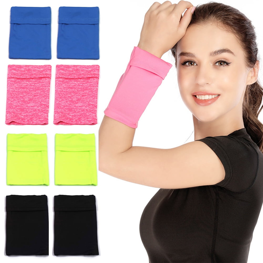 Cheers.US 2Pcs Wrist Phone Pouch Wrist Wallet Unisex Large - Wrist ...