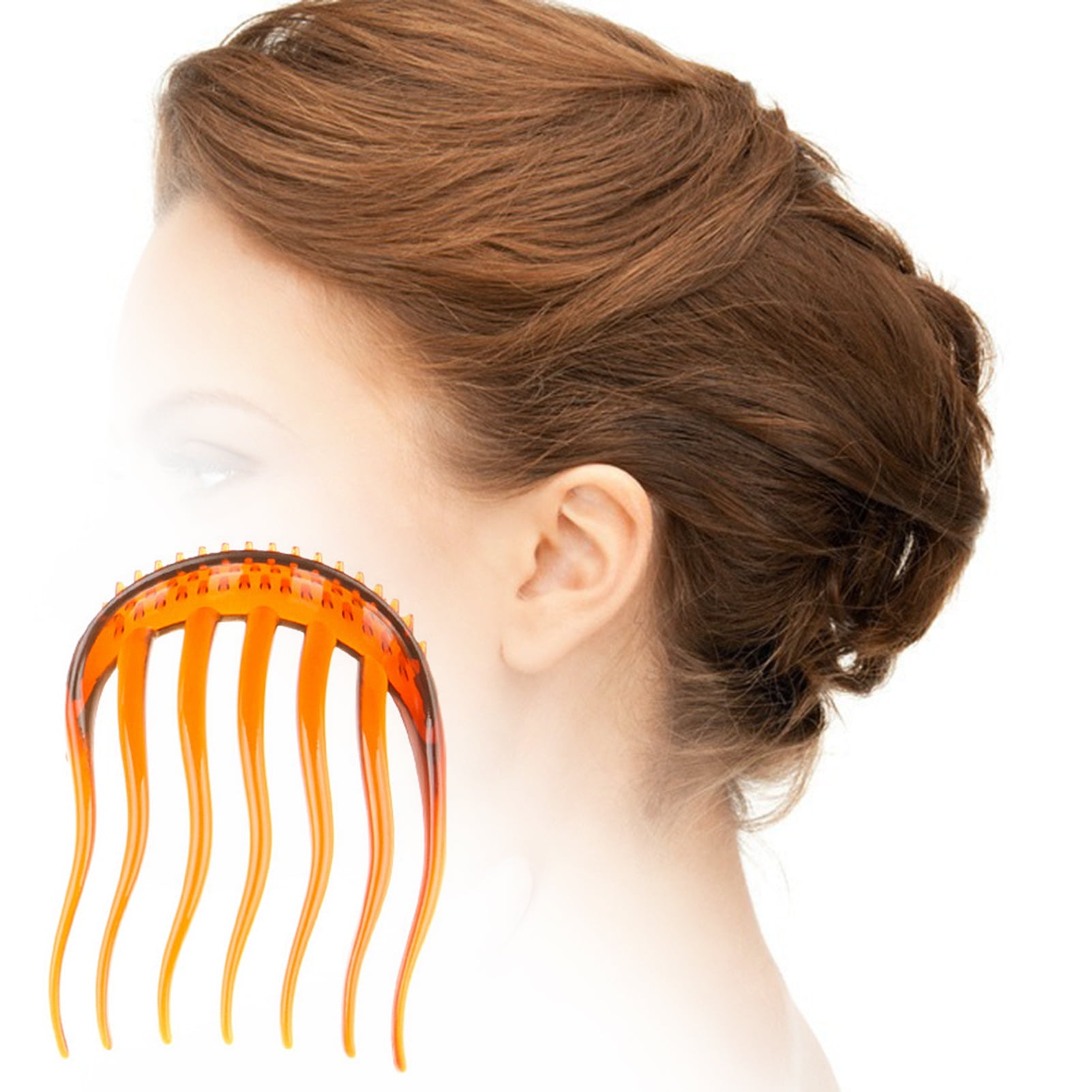 Cheers US 2pc/set Teeth Hair Clip Combs Wire Hair Combs Wire Twist ...