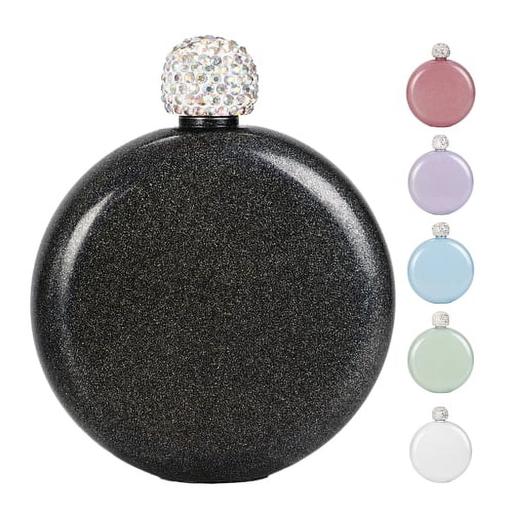 Cheers.US 304 Stainless Steel Wine Liquor Flask Crystal Liquor Hip ...