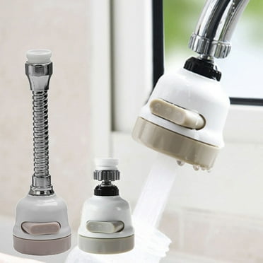 Sink Water Faucet Tip Swivel Nozzle Adapter Kitchen Aerator Tap Chrome ...