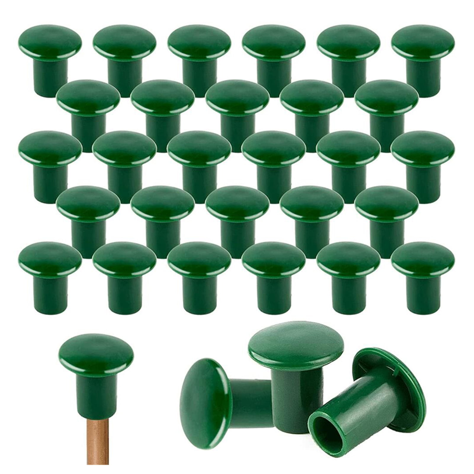 Cheers US 36Pcs Garden Safety Cane Caps Garden Cane Topper Caps Plastic ...