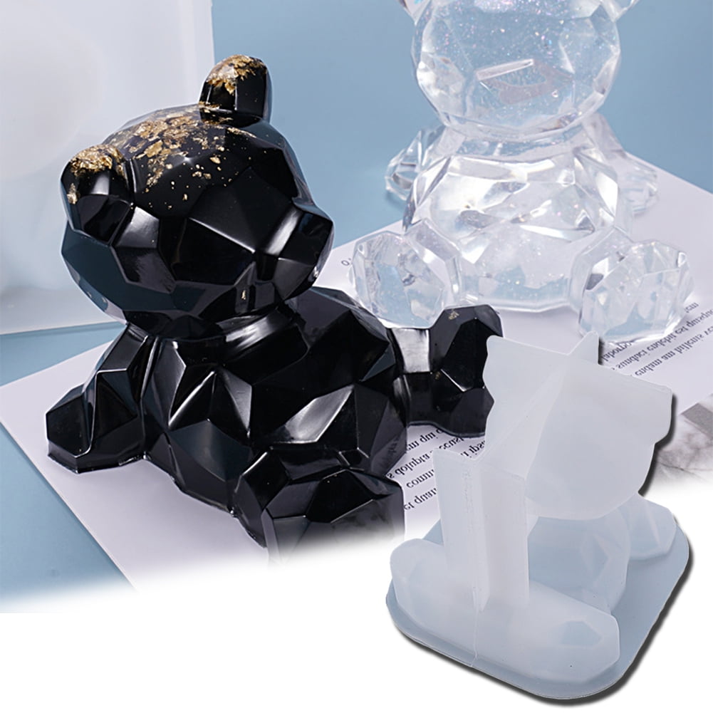 Cheers.US 3D Bear Resin Molds Lovely Epoxy Silicone Animal Molds Mobile ...