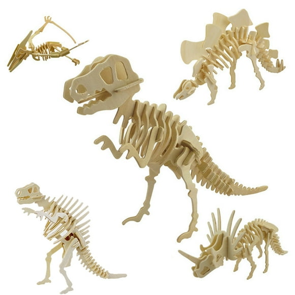 Wooden Dinosaur Skeleton Kits