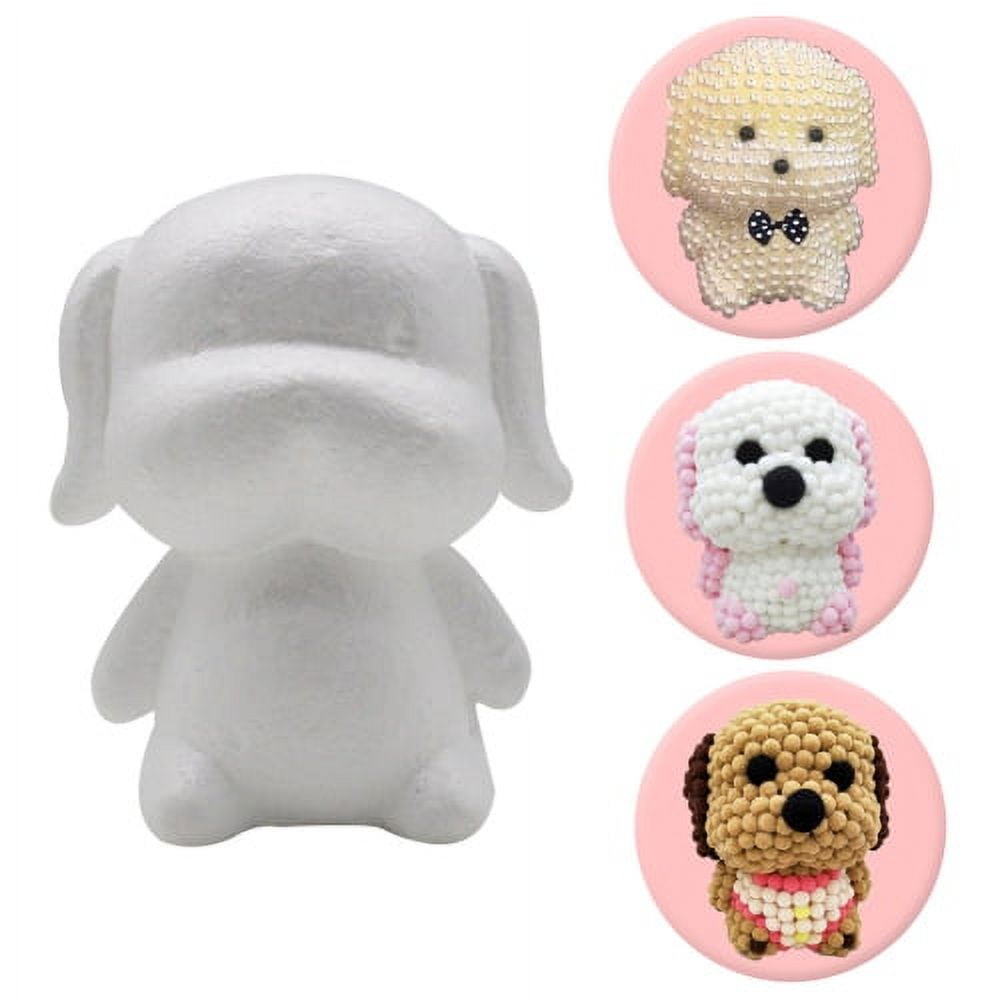 Cheers US 3Pcs Foam Dog Rabbit Modeling Craft Foam Polystyrene Foam for ...