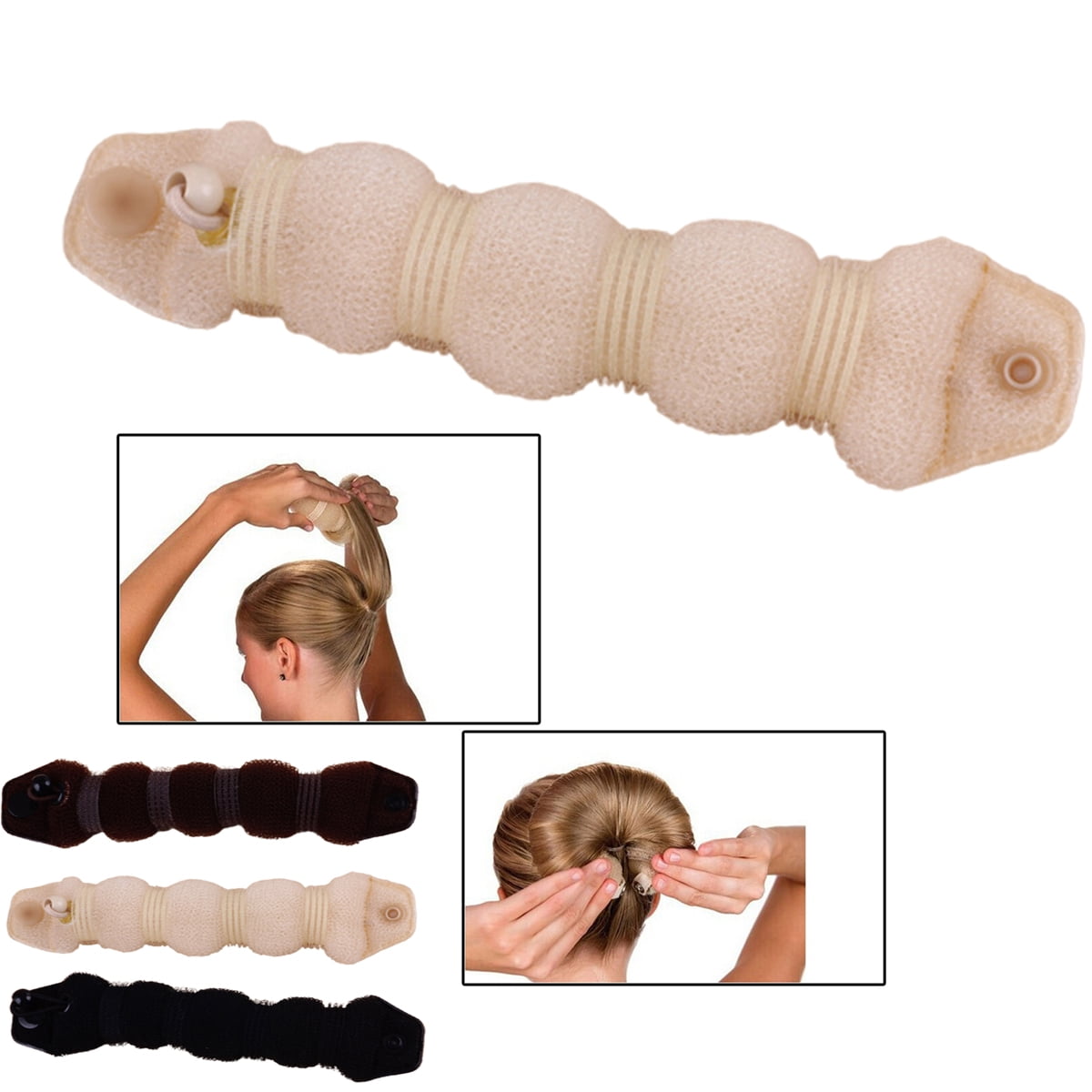 Cheers US 3Pcs/Set Beauty Buns Magic Hair Styling Styler Twist Ring ...